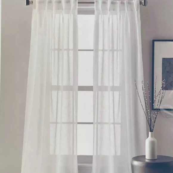 Dkny | Accents | Dkny 28 X 84 Two Back Tab Pinch Pleat Downtown Sheer ...